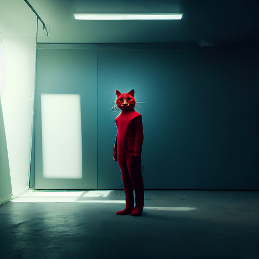 Red Cat Series, Abstract Character Development with Artificial Intelligence